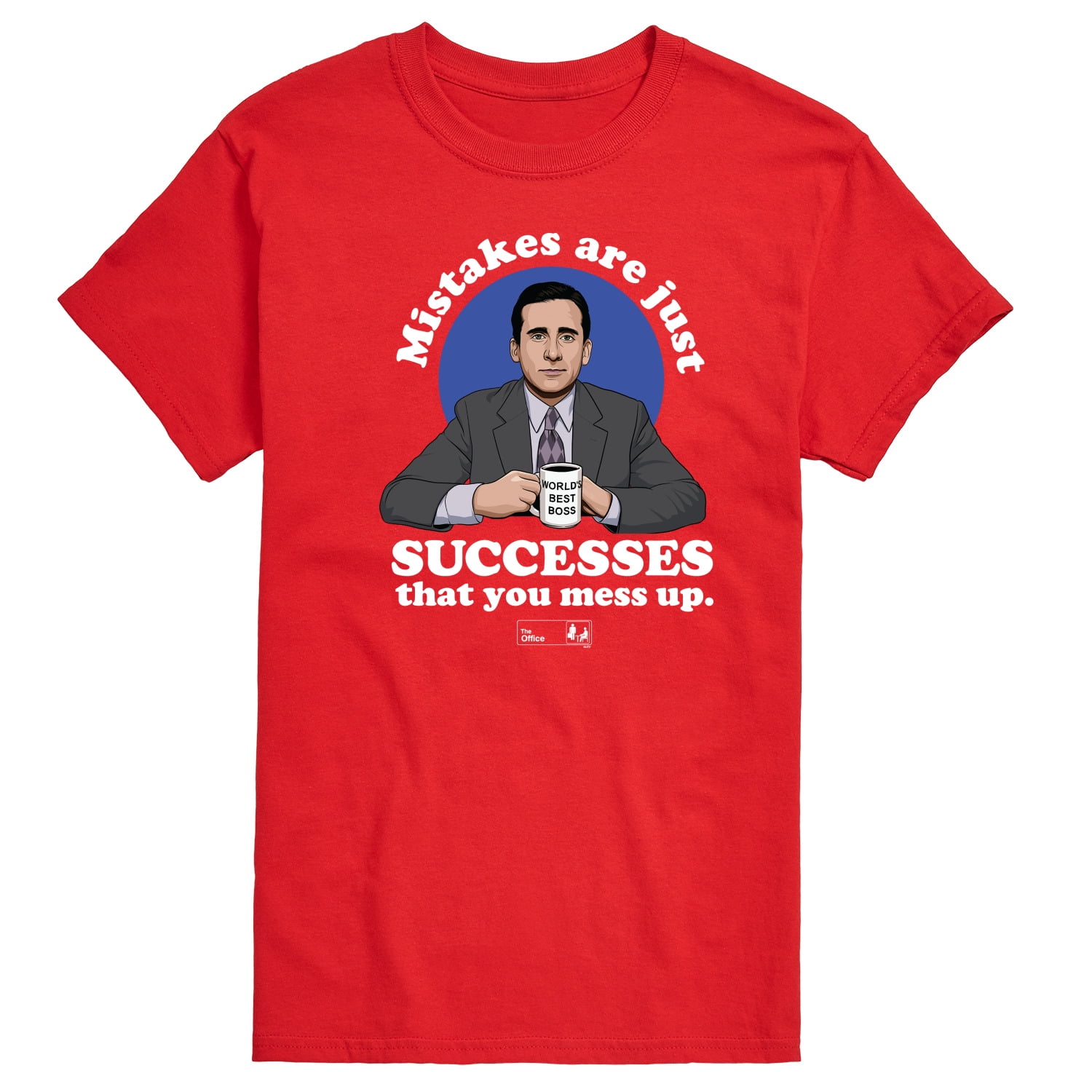 The Office - Michael Mistakes Are Successes You Mess Up - Men's Short ...