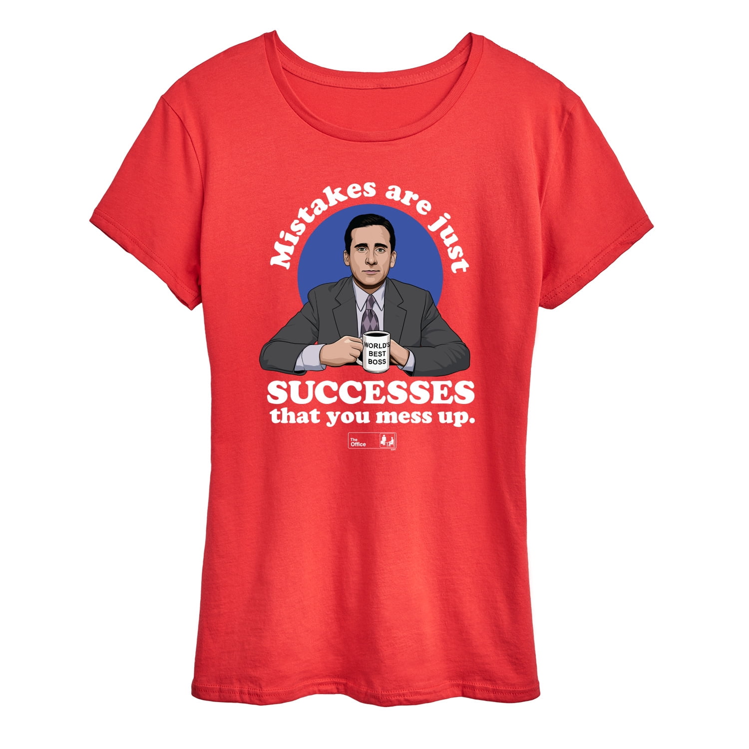 The Office - Michael Mistakes Are Successes You Mess Up - Women's Short ...