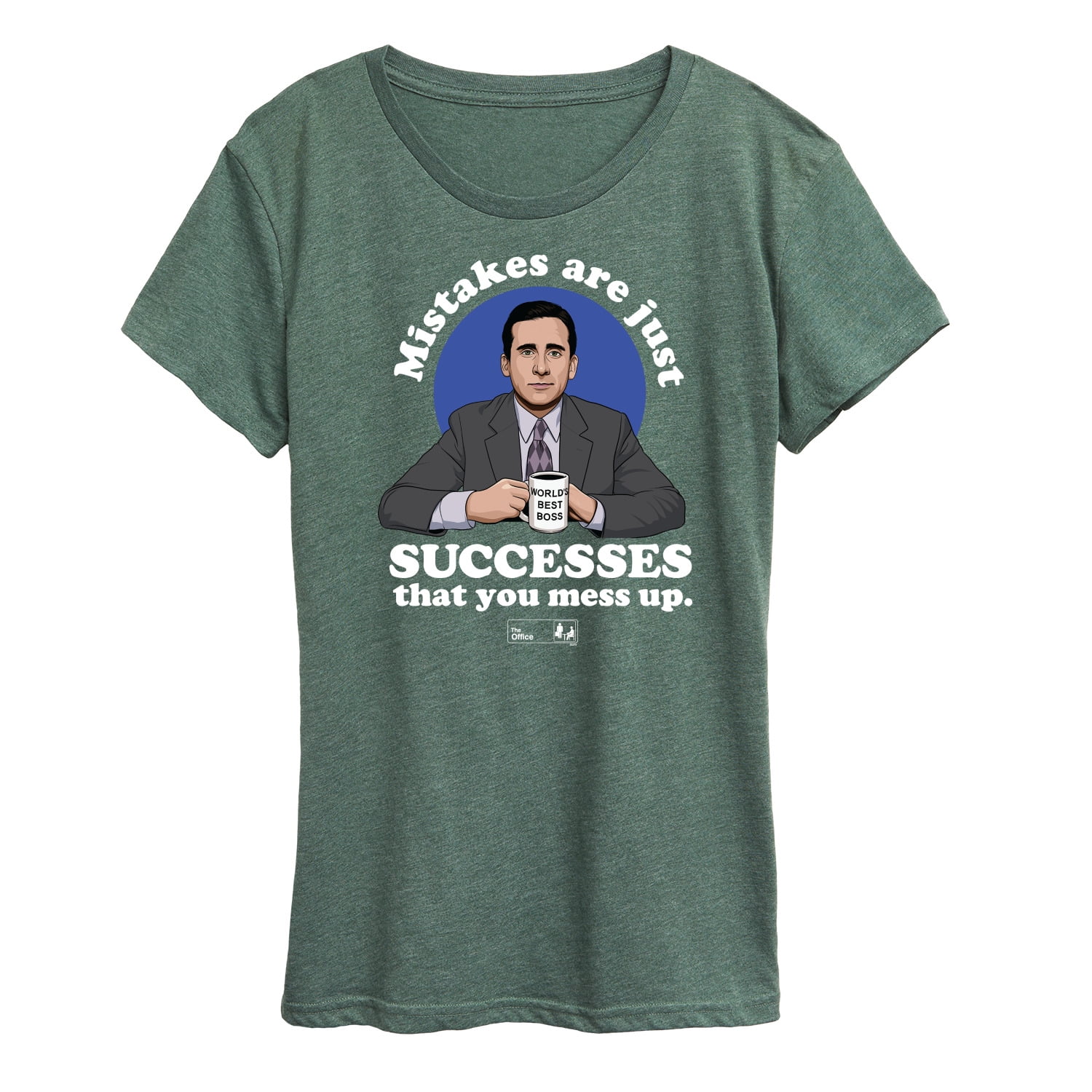 The Office - Michael Mistakes Are Successes You Mess Up - Women's Short ...