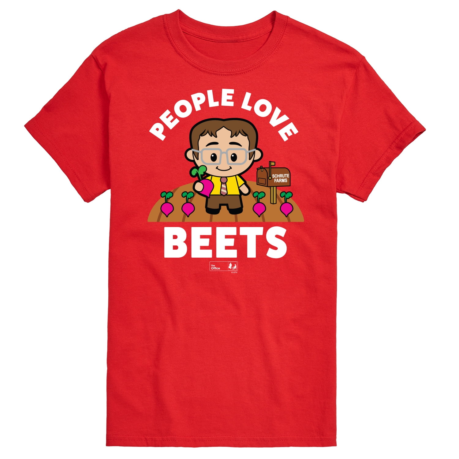 The Office - People Love Beets - Men's Short Sleeve Graphic T-Shirt ...