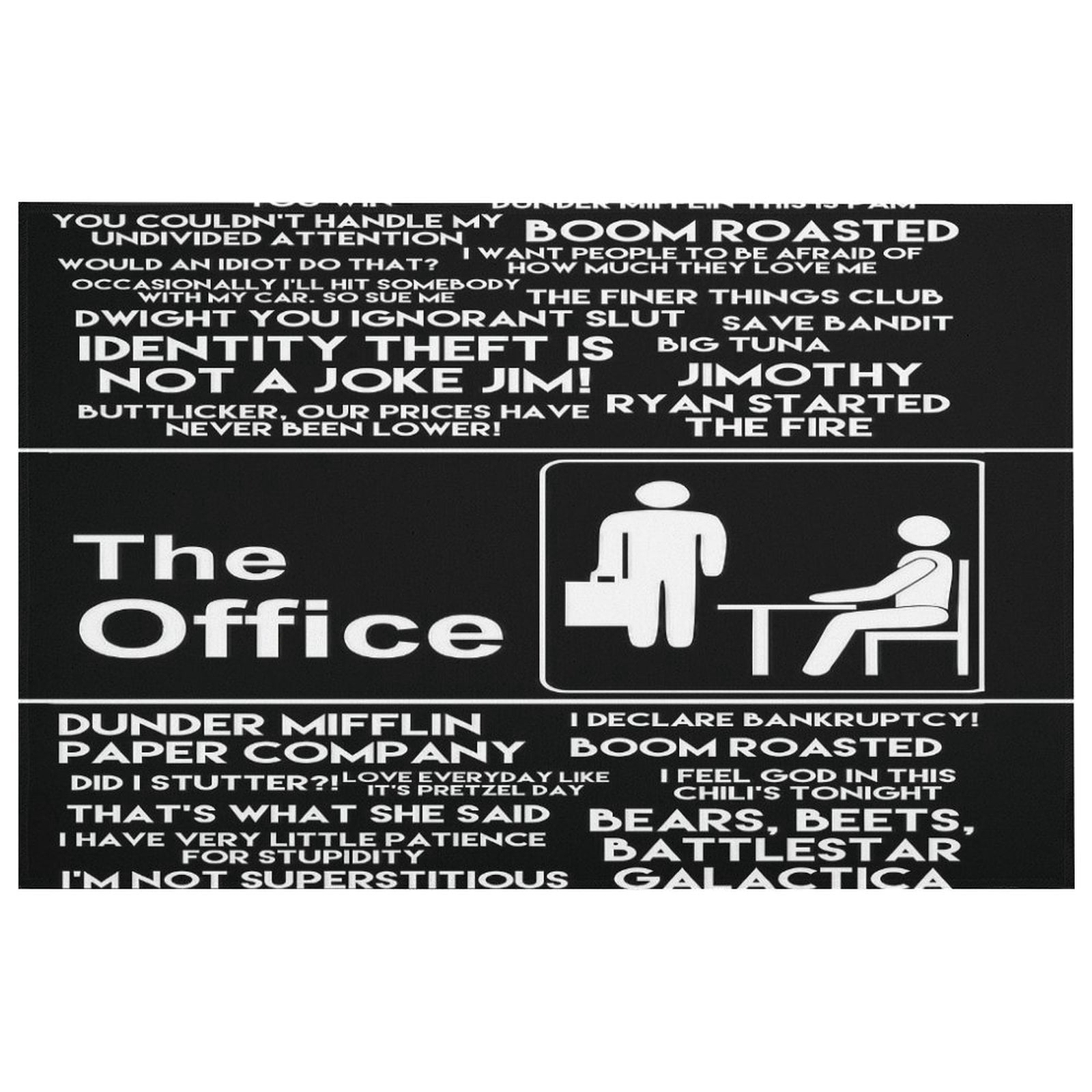 The Office Quotes Poster Adult Home Decor Bedroom Living Room Crystal ...
