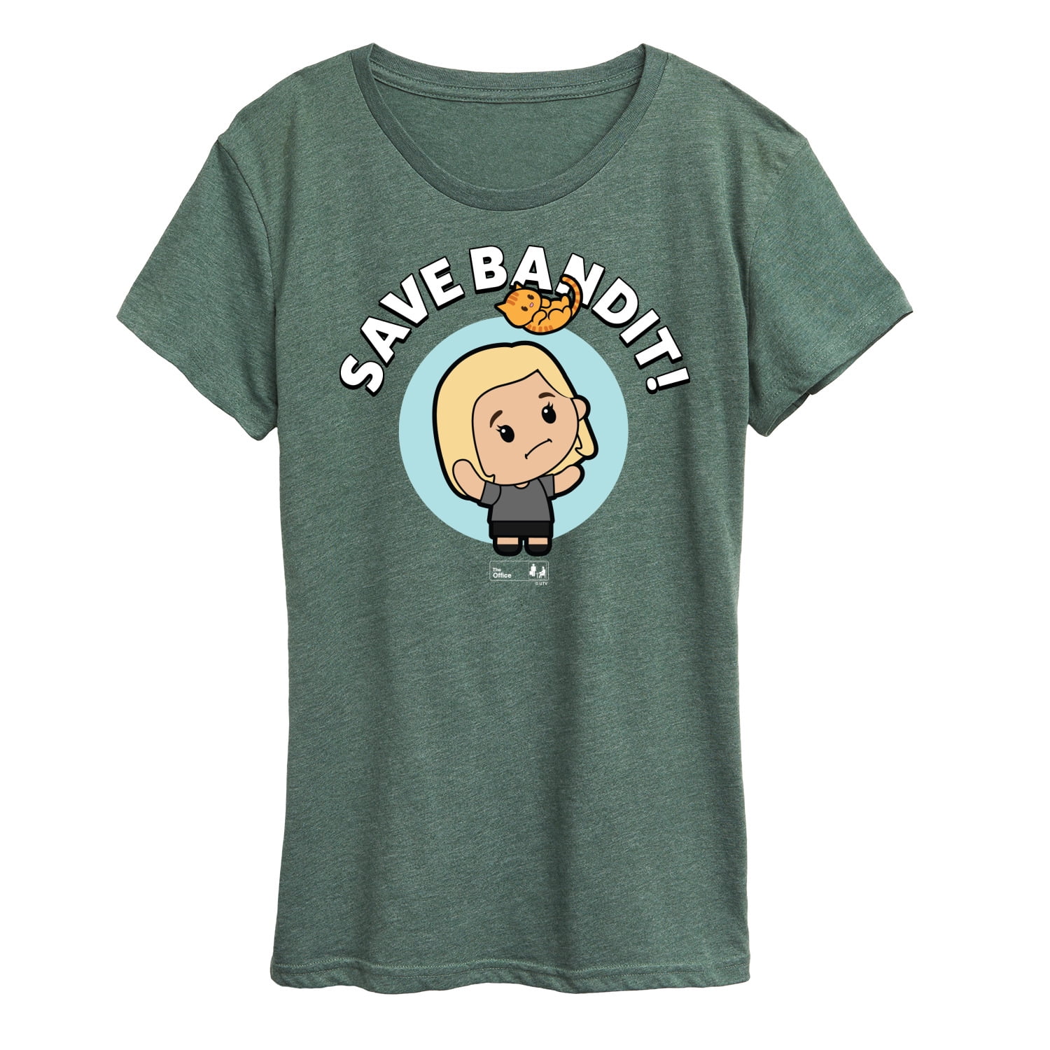 The Office - Save Bandit - Women's Short Sleeve Graphic T-Shirt ...