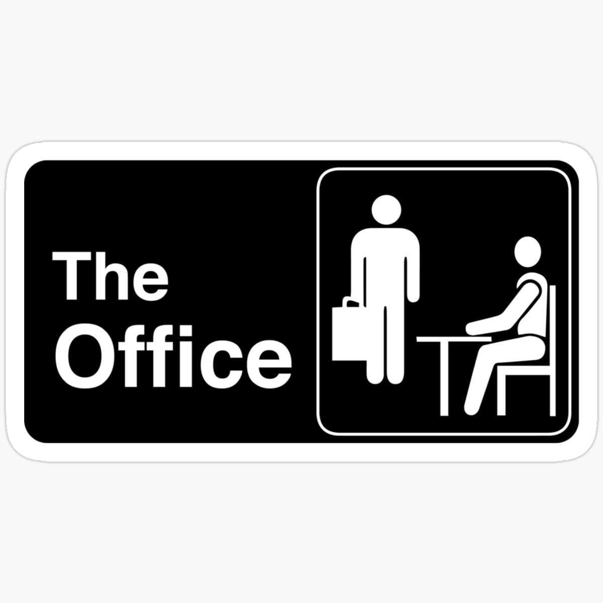 The Office Tv Show Logo Sticker. Gift For You - Decorate Laptops, Water ...