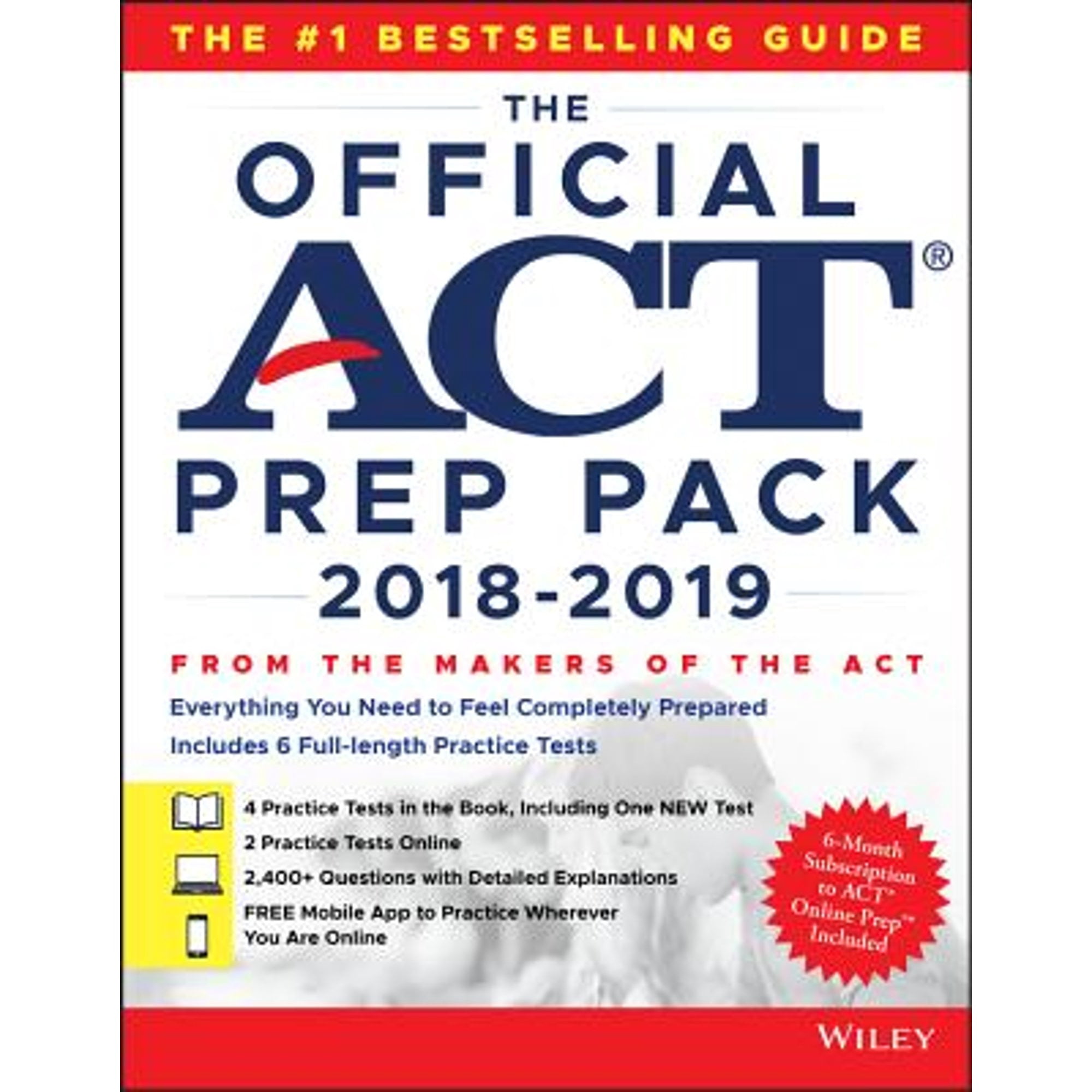 The Official ACT Prep Pack with 6 Full Practice Tests (4 in Official ...