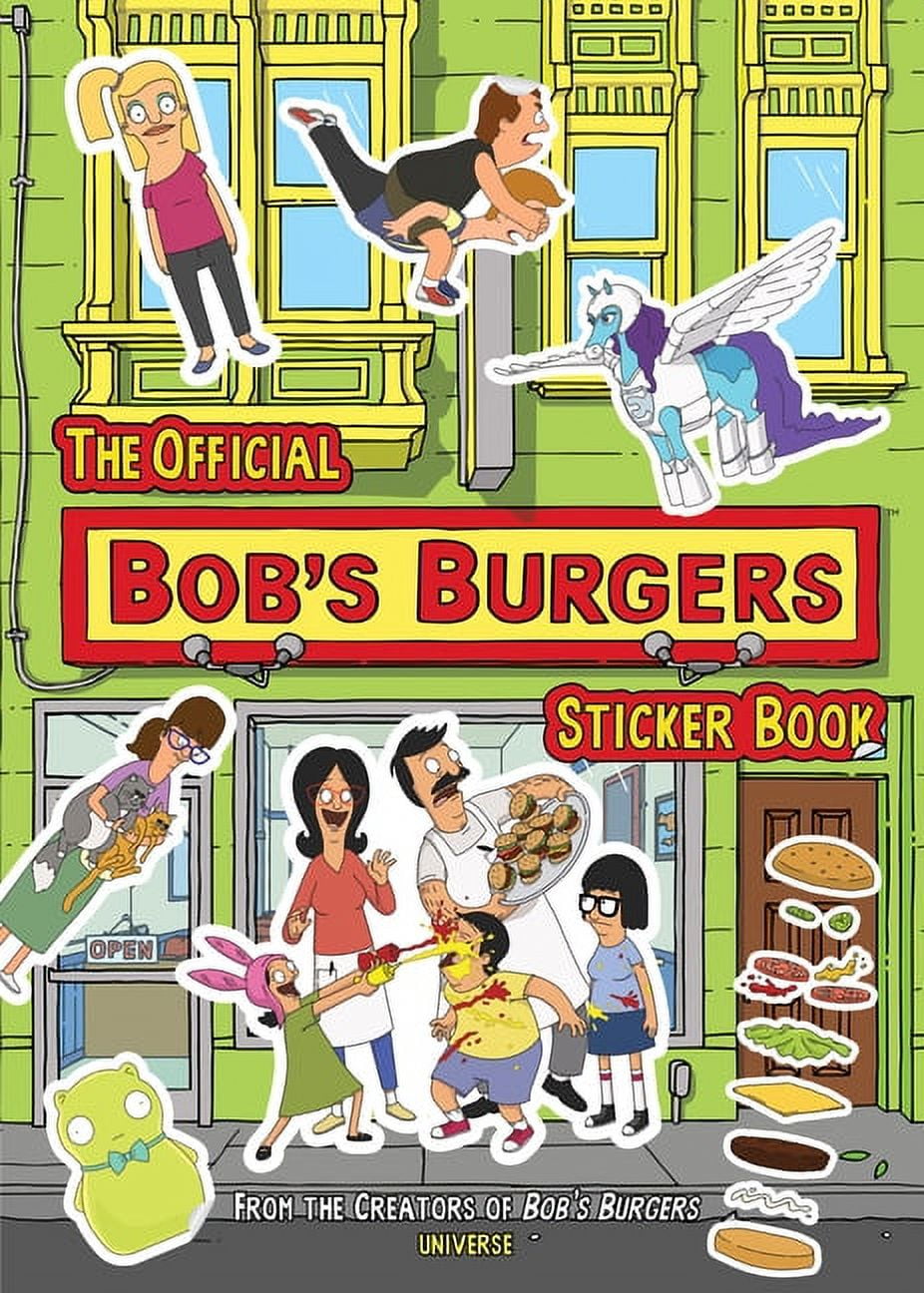 The Official Bob's Burgers Sticker Book (Paperback) - Walmart Business ...