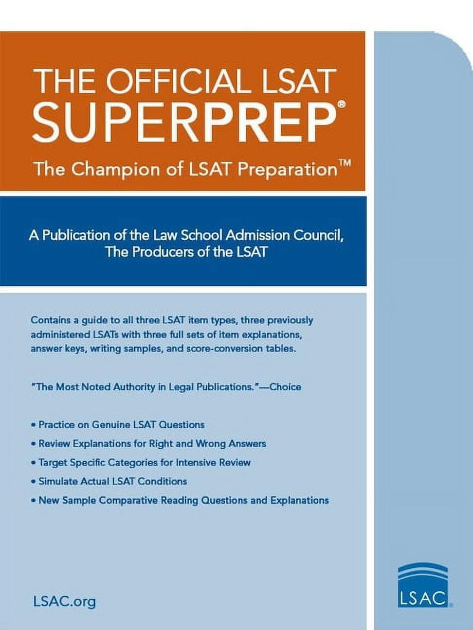 The Official LSAT Superprep: The Champion of LSAT Prep, (Paperback ...