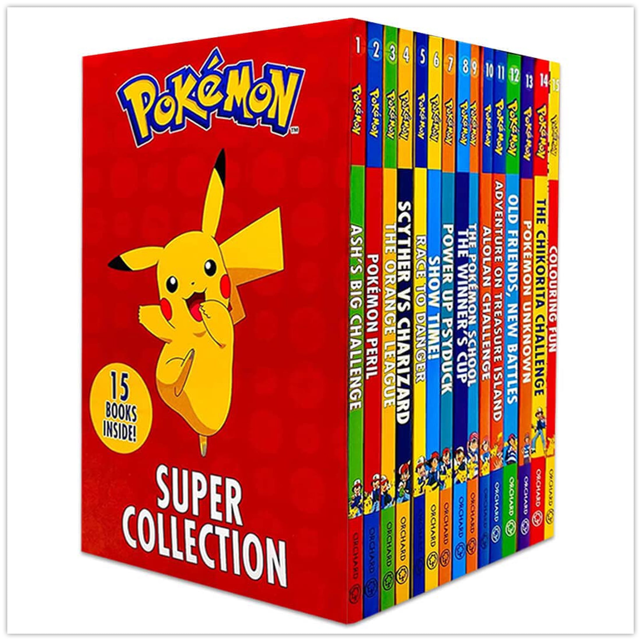 Official Pokemon Super Collection - Complete Set of 15 Books: Ash's ...