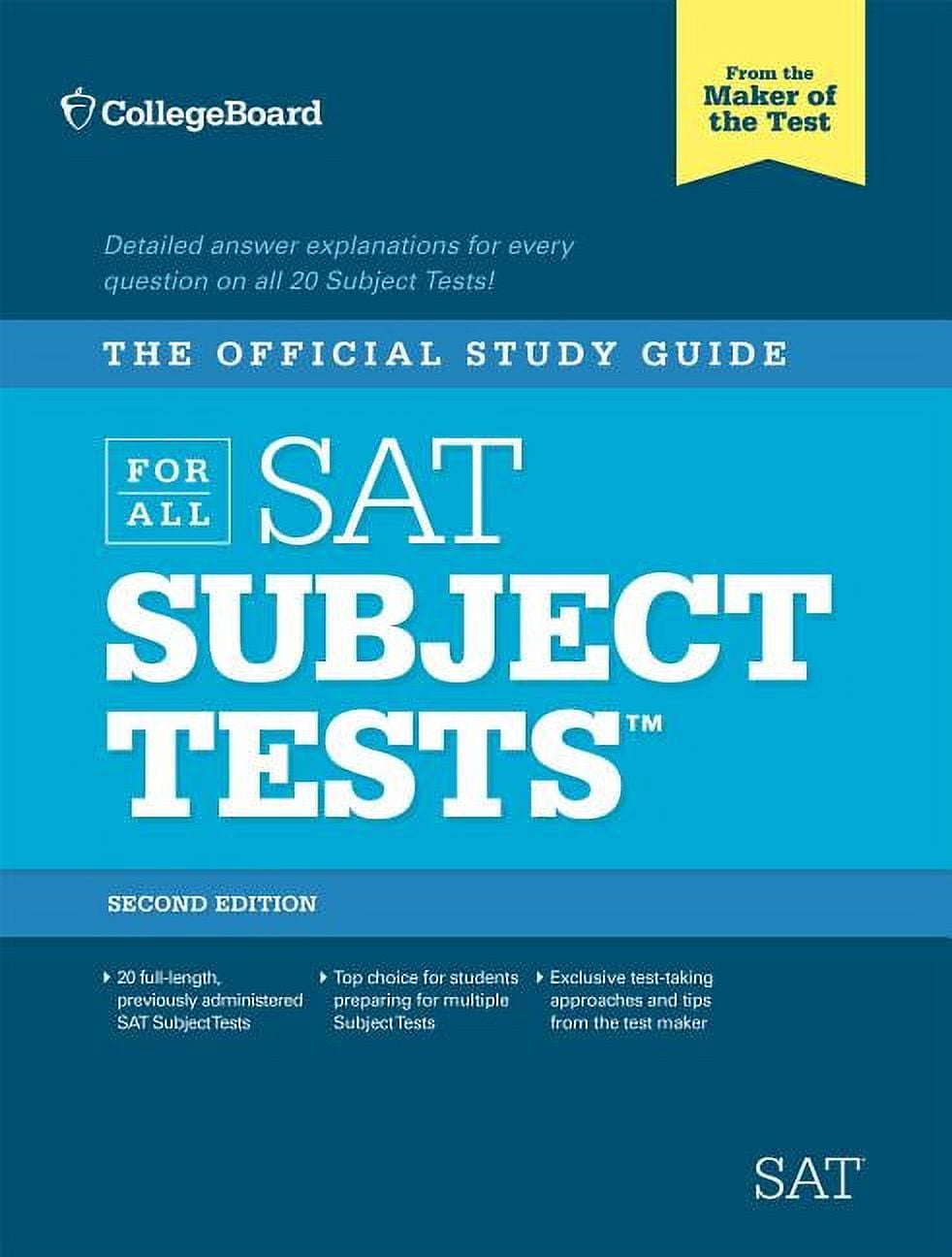 The Official Study Guide for All SAT Subject Tests [With 2 CDROMs ...