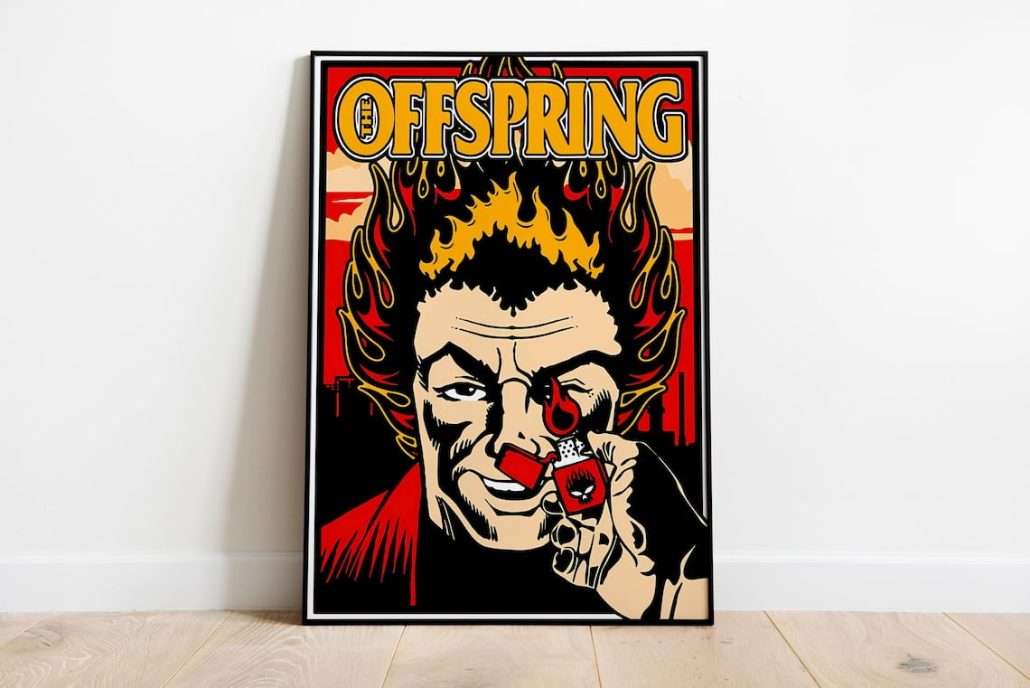 The Offspring Album Cover : Music Wall Art #733, Unframed Canvas Size ...