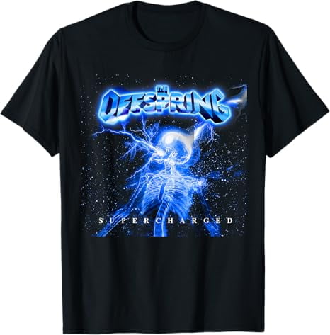 The Offspring Supercharged (Neon Blue) T-Shirt - Walmart.com
