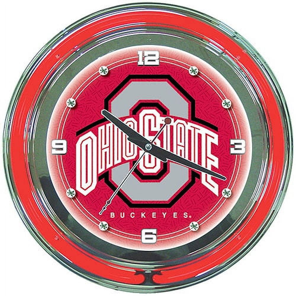 The Ohio State University 14" Neon Wall Clock - Walmart.com
