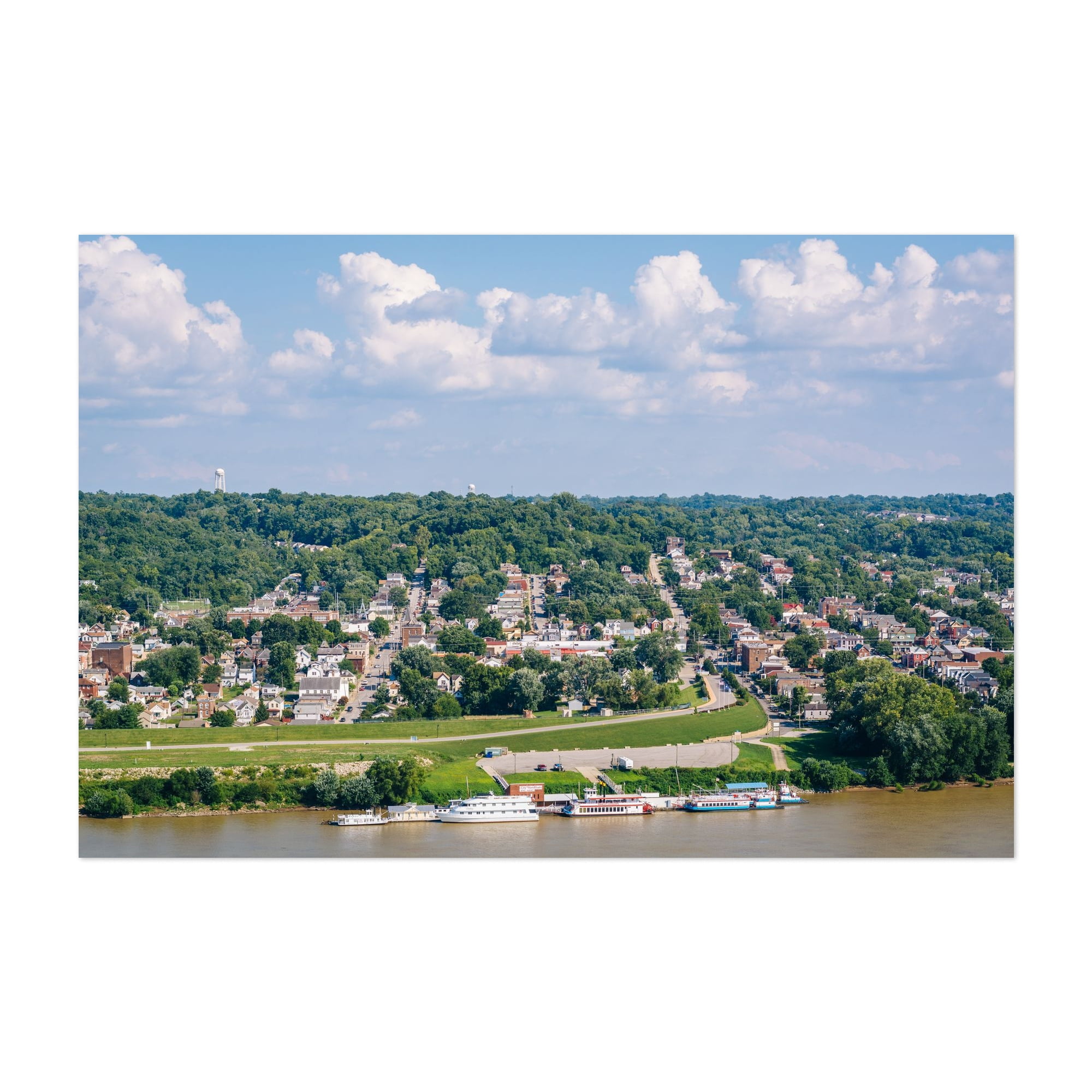 The Ohio from Eden Park - Cincinnati Ohio Photography Landscape Scenic ...