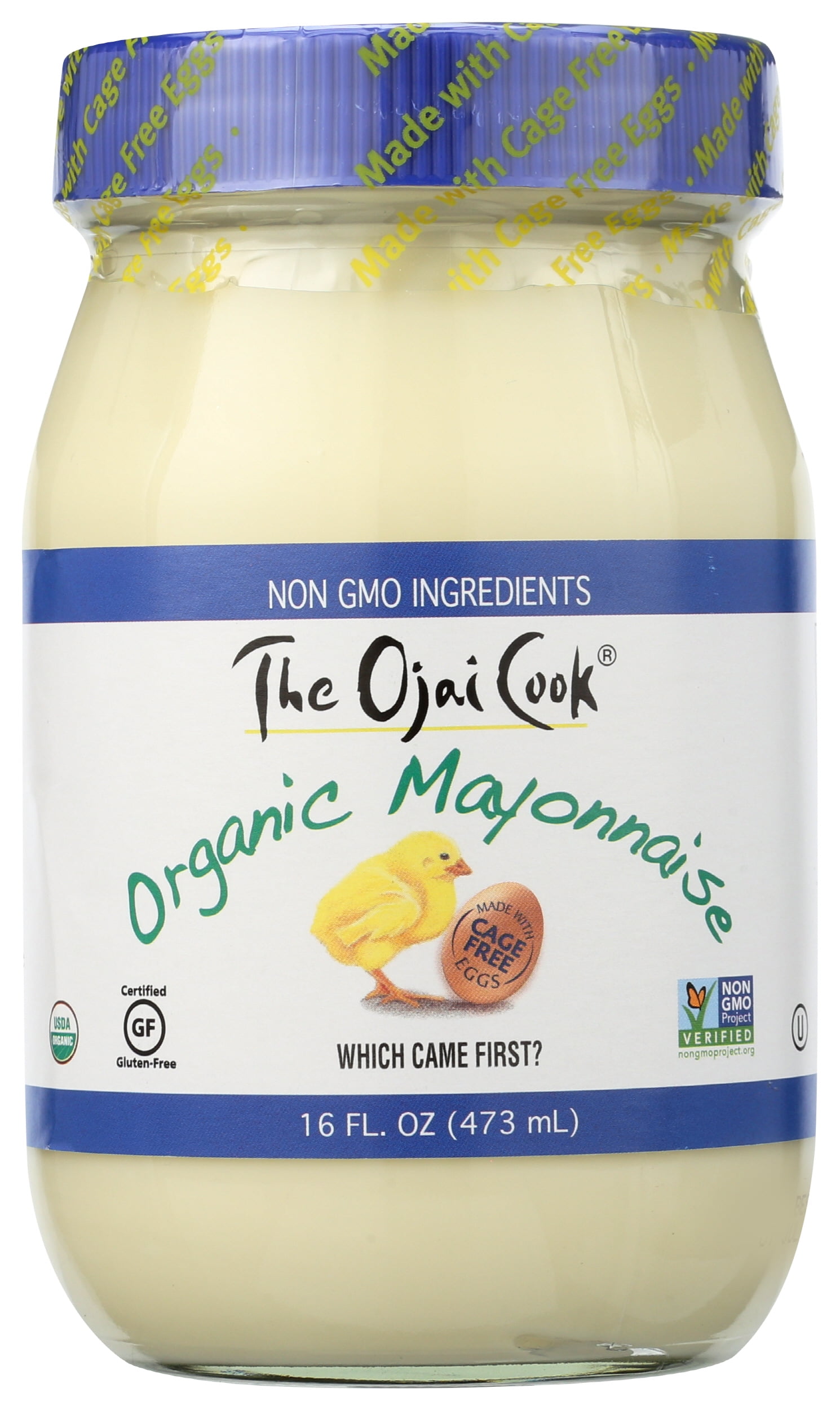 The Ojai Cook Organic Mayonnaise, Creamy Texture, Flavorful, Non-GMO ...