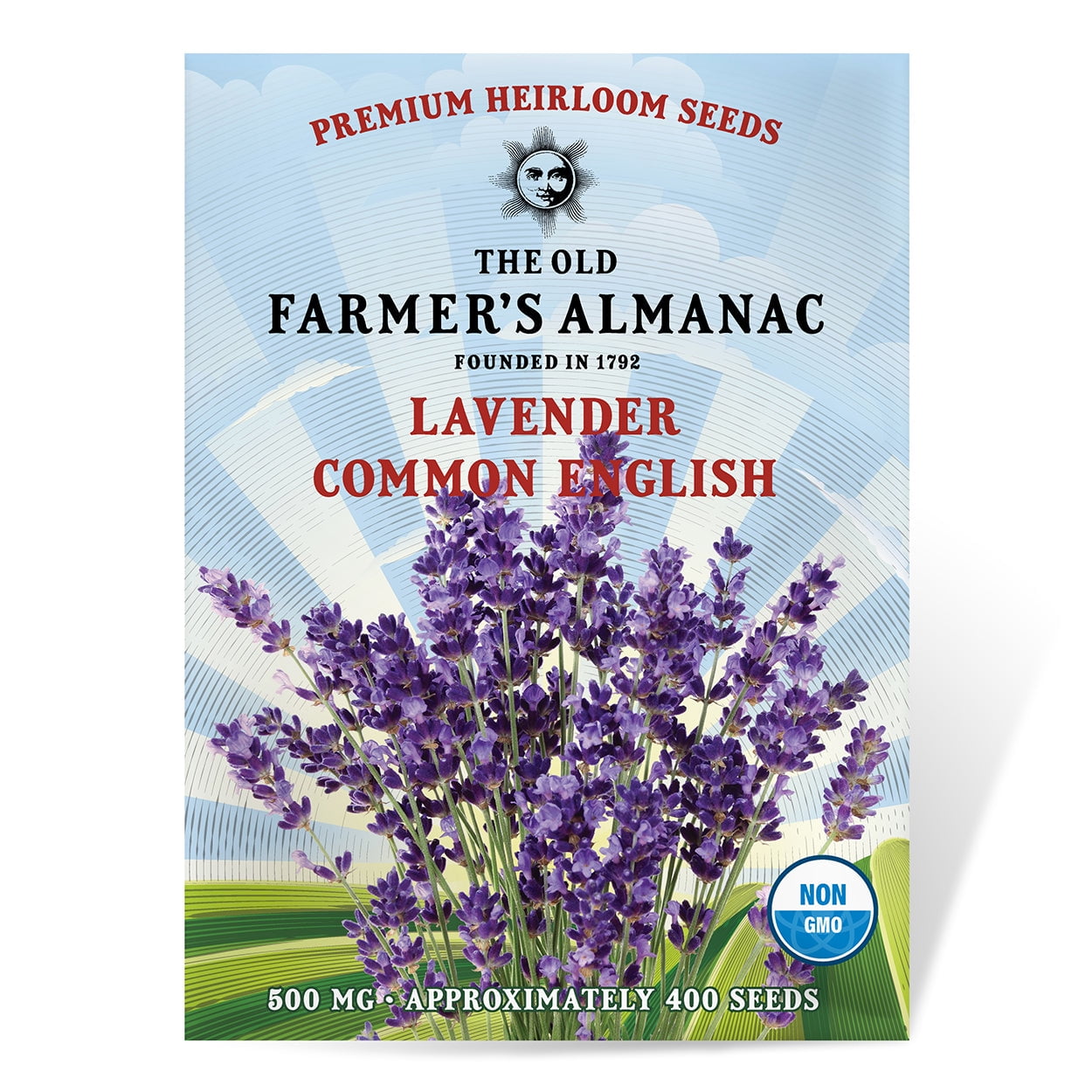 The Old Farmer's Almanac Common English Lavender Seeds (Heirloom, Non ...
