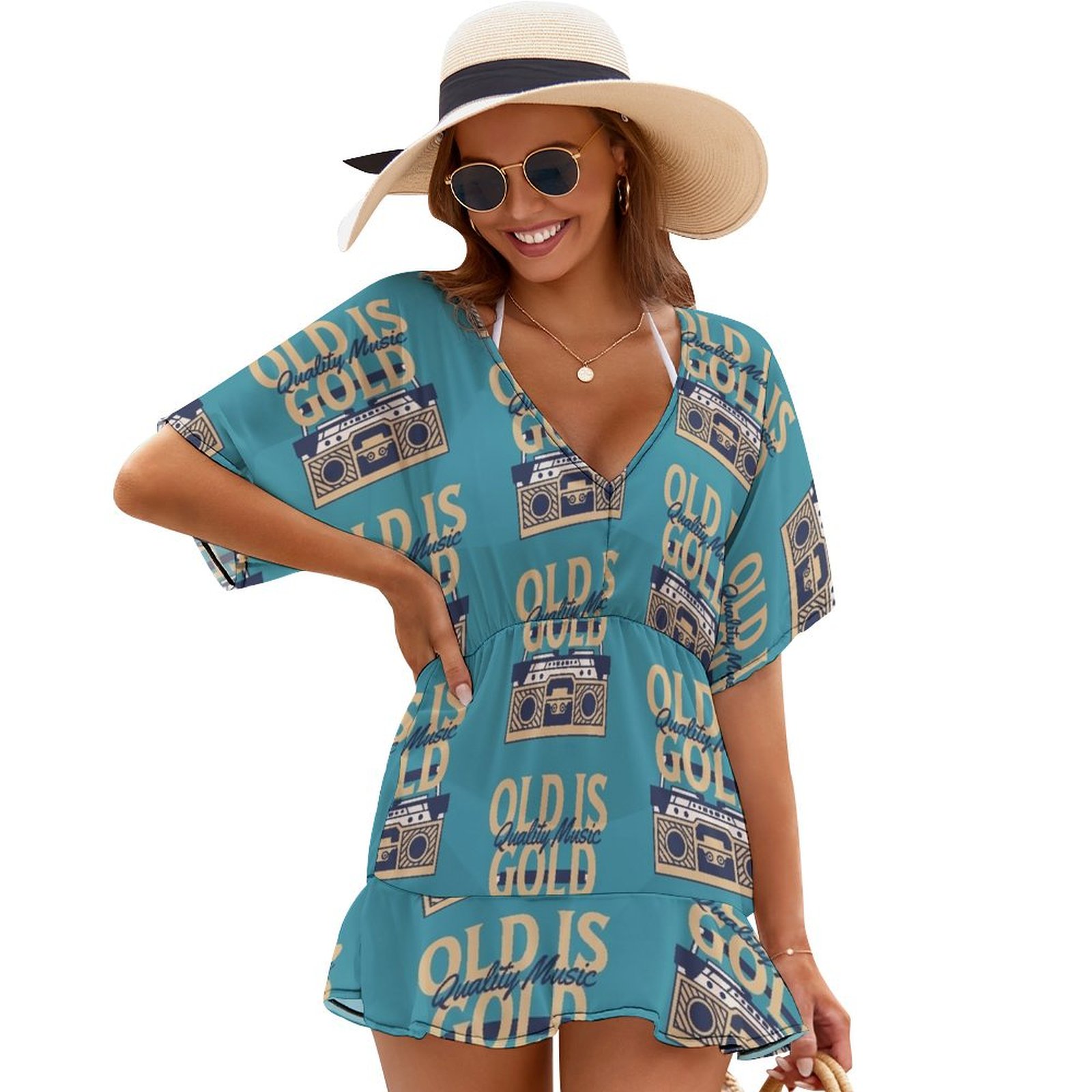 The Old Music Lovers Cover Ups summer dress woman 2024 dress summer ...