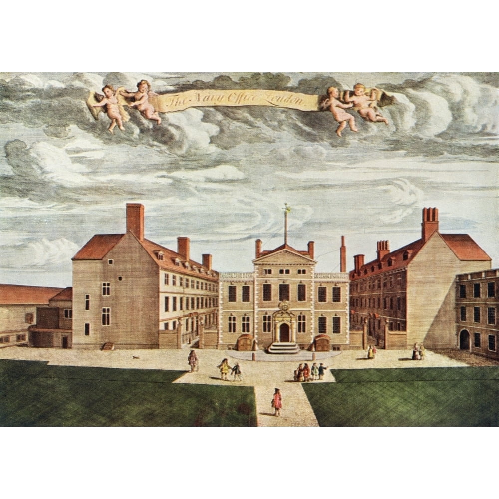 The Old Navy Office Crutched Friars London England In The 18th Century ...