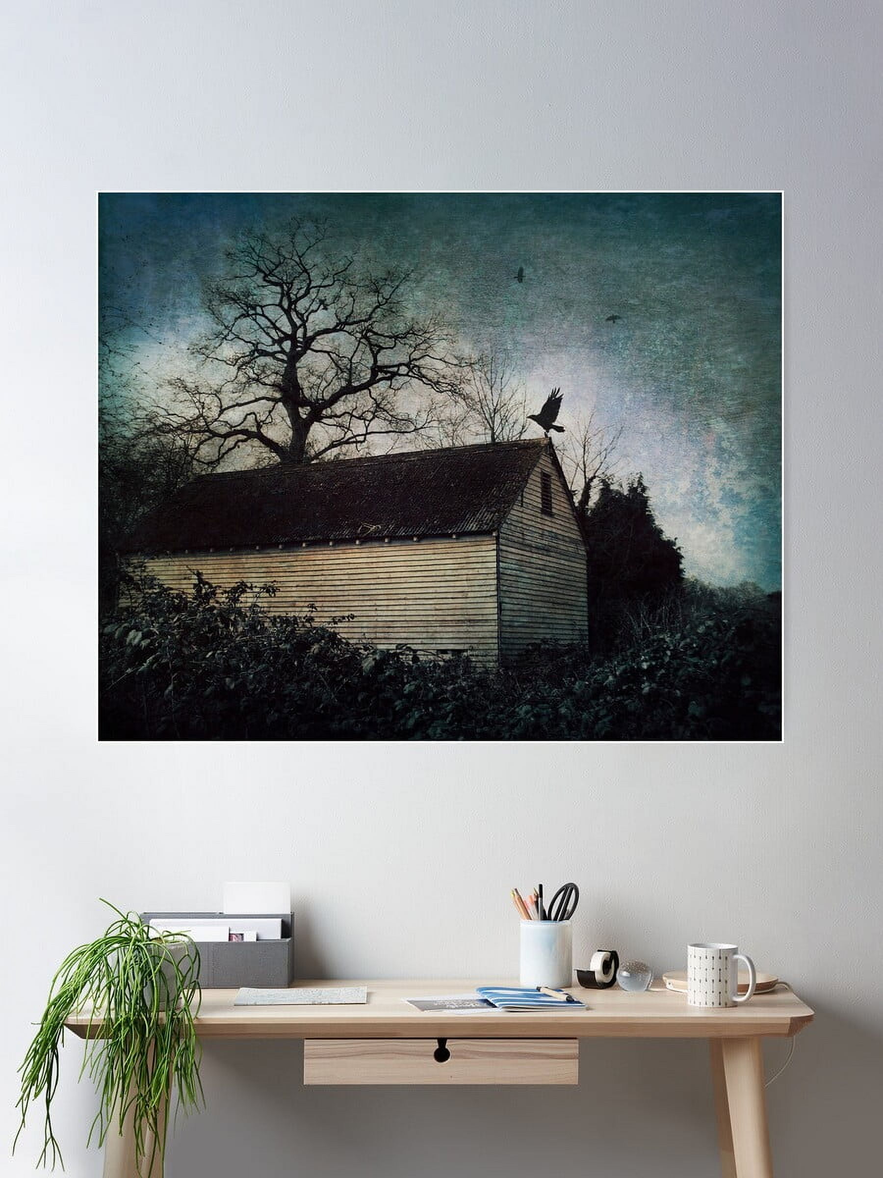 The Old Summer House Poster Wall Art, Modern Wall Decor For Living Room ...