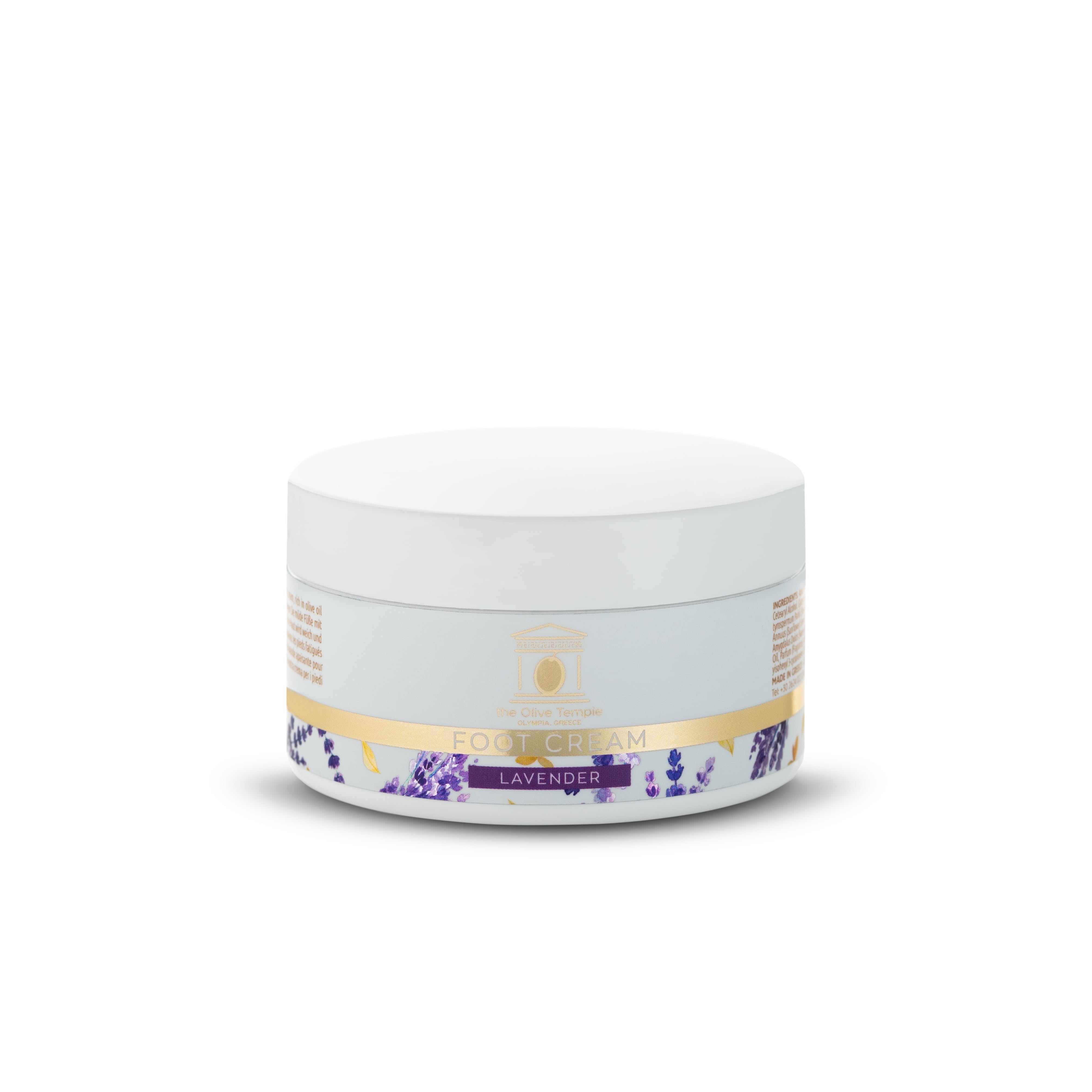 The Olive Temple Foot Cream with Olive Oil & Lavender, Hydrating Foot ...