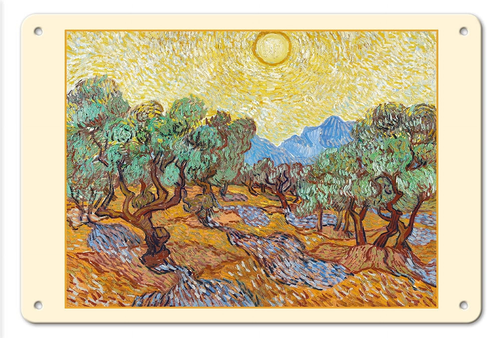 The Olive Trees - From an Original Color Painting by Vincent van Gogh c ...