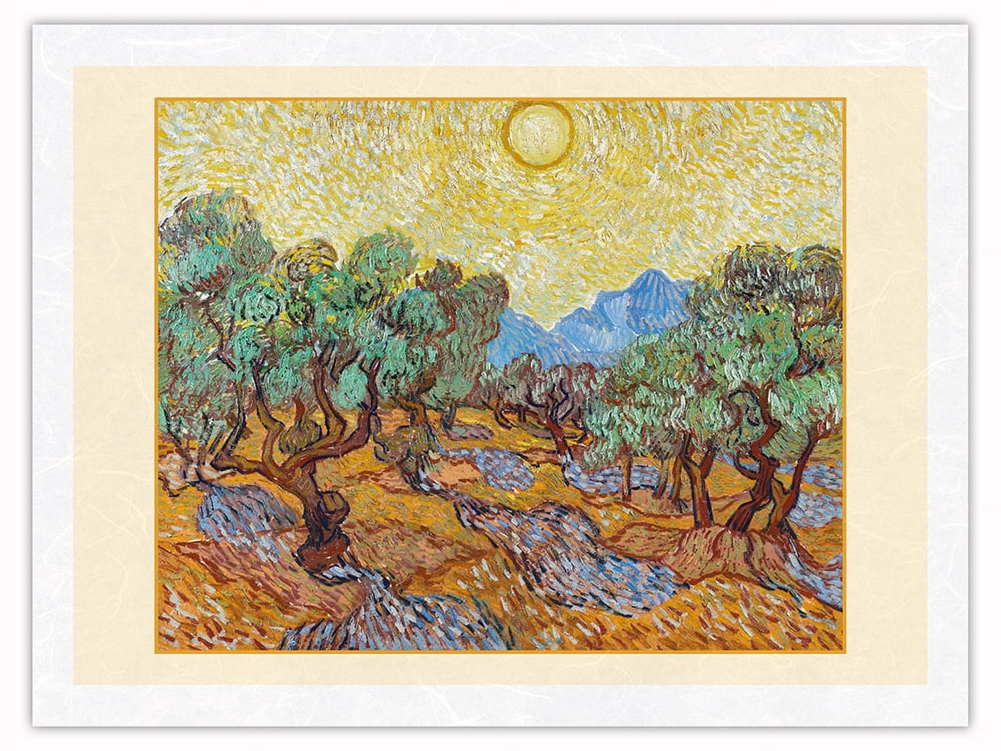The Olive Trees - From an Original Color Painting by Vincent van Gogh c ...