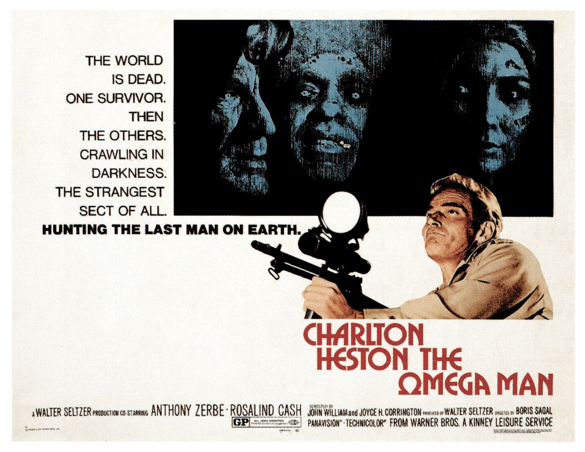 The Omega Man Charleton Heston 1971 Movie Poster Masterprint (14 x 11 ...