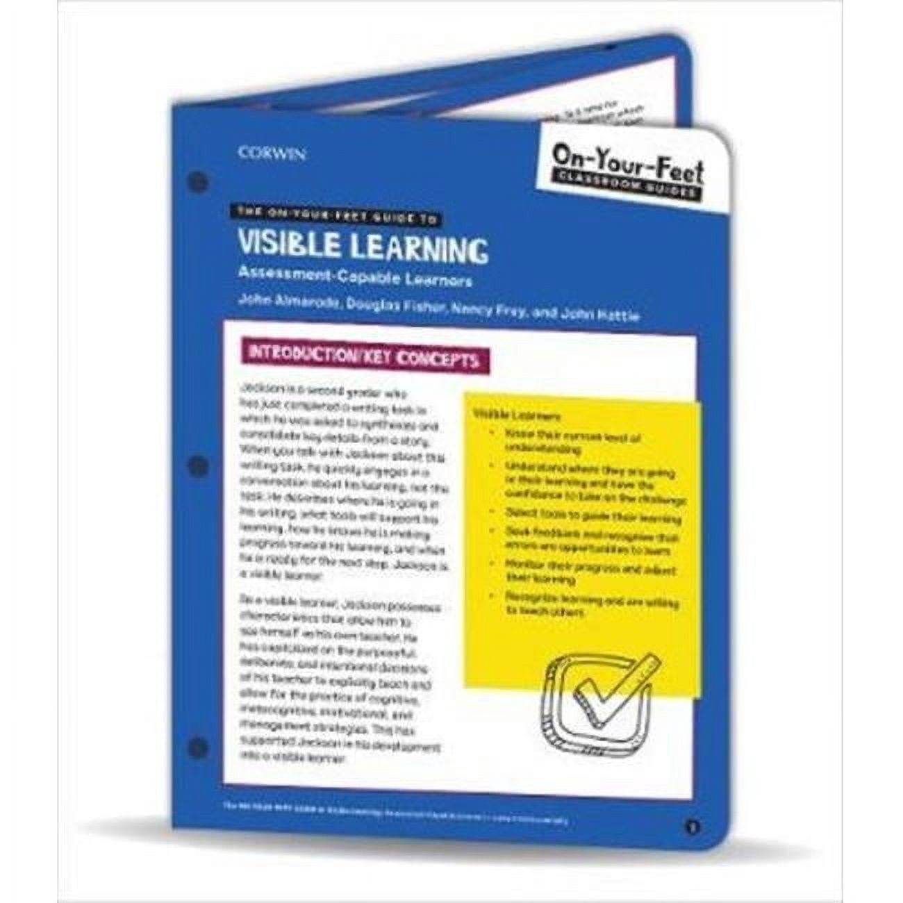 The On-Your-Feet Guide to Visible Learning Book for Assessment-Capable ...
