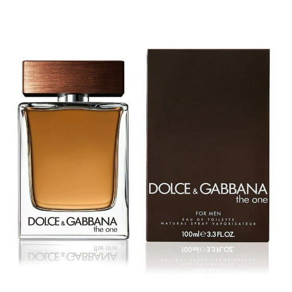 Dolce & Gabbana The One for Men Eau de Toilette, Amber Fragrance, 3.3 ...