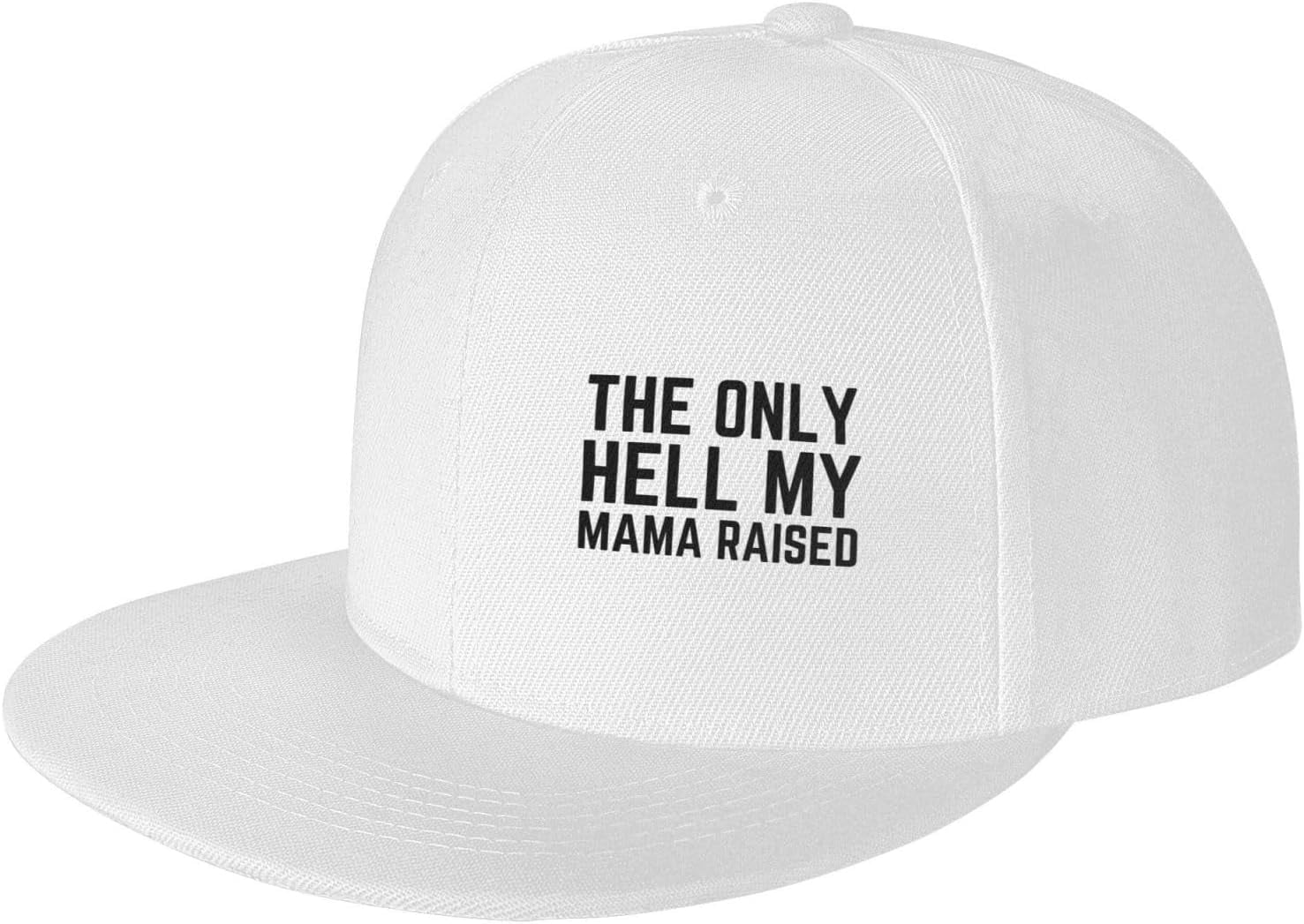 The Only Hell My Mama-Raiseds Flat Bill Hat Trucker Baseball Cap for ...