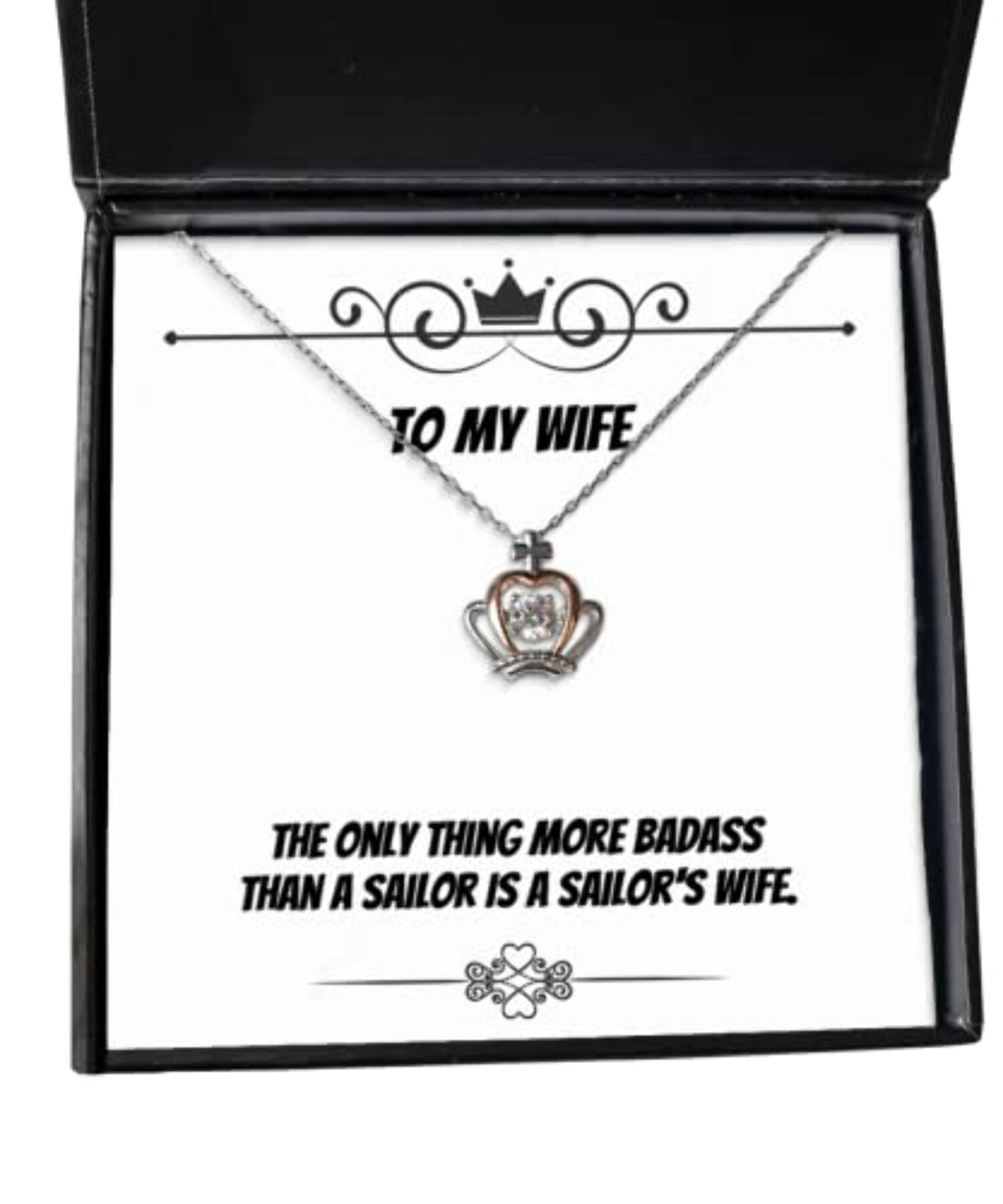 The Only Thing More Badass Than a Sailor is a Sailor's Wife. Wife Crown ...