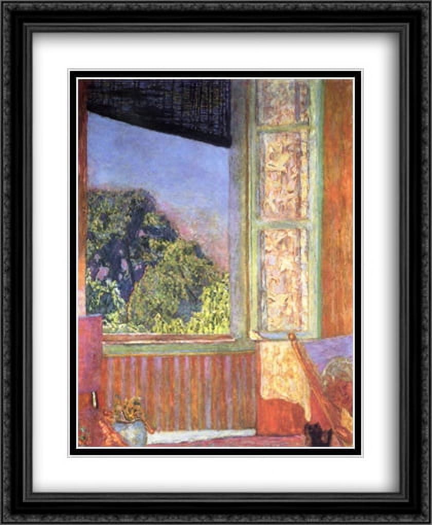 Bonnard, Pierre's Open Window Art Print, 2x Matted 28x34, Large Black ...