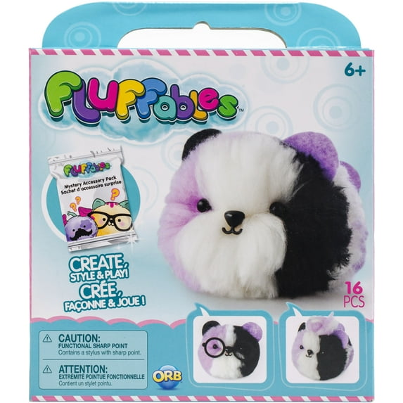 The Orb Factory Make Your Own Fluffables Kit-Plum - Walmart.com