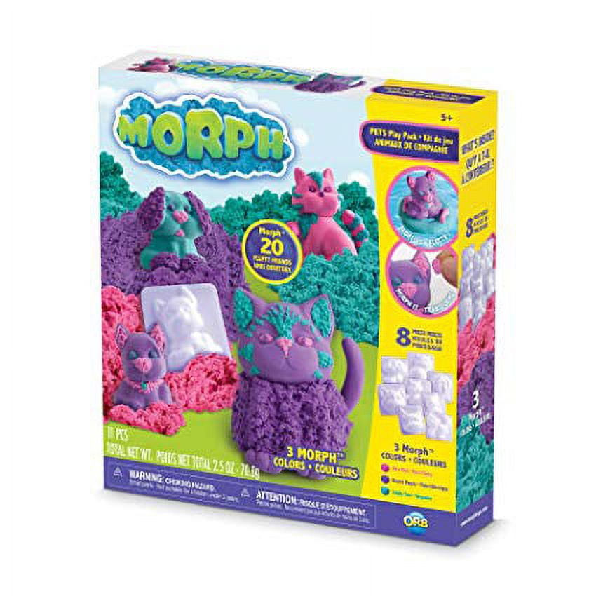 The Orb Factory Morph Pets Play Pack Compound Playset, Purple/Pink/Teal ...