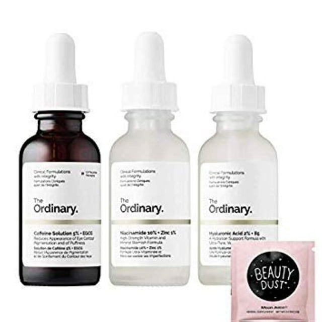 The 'Ordinary Face Serum Set! Caffeine Solution 5%+EGCG! Hyaluronic Acid 2%+B5! Niacinamide 10% ...
