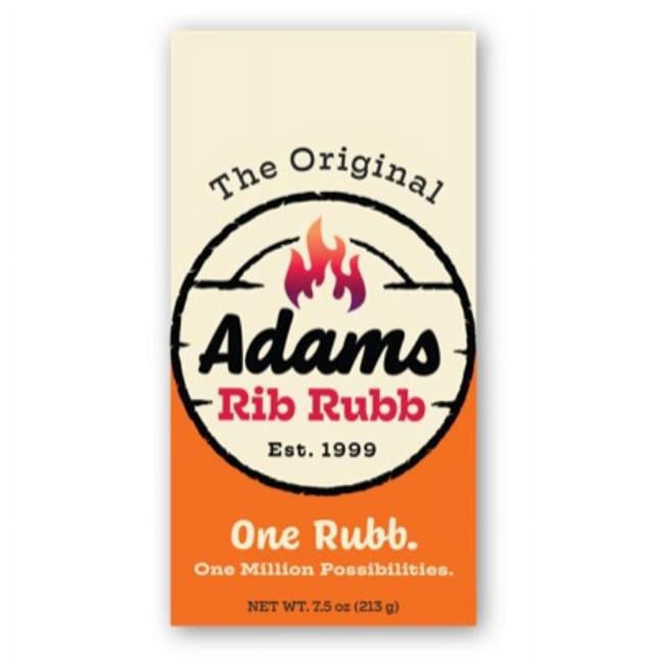 Adams Rib Rubb: Rub Rib Original, 7.5 Oz - Walmart.com