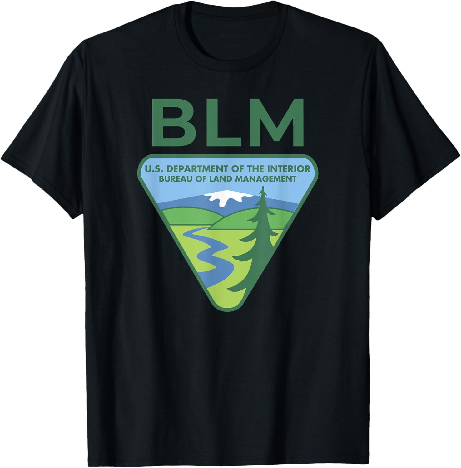 The Original BLM -- Bureau of Land Management (Color) T-Shirt - Walmart.com