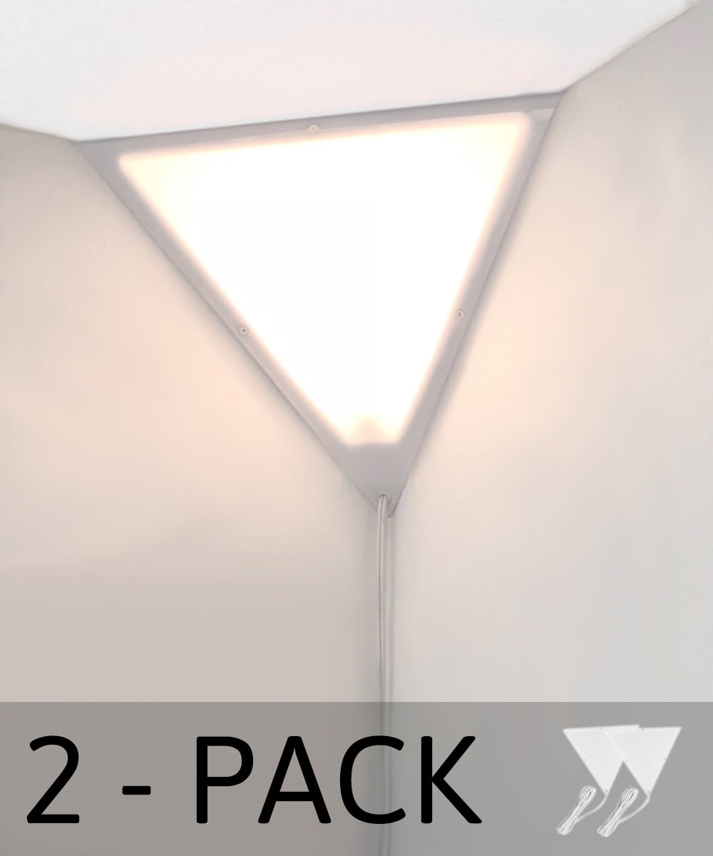 The Original Beacon Triangle Corner Light, Plug-In 17' Cord, 2-Pack ...