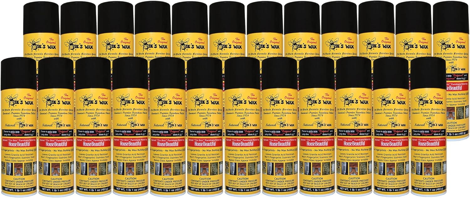 The Original Bee's Wax Old World Formula Furniture Polish - 24 Pack ...