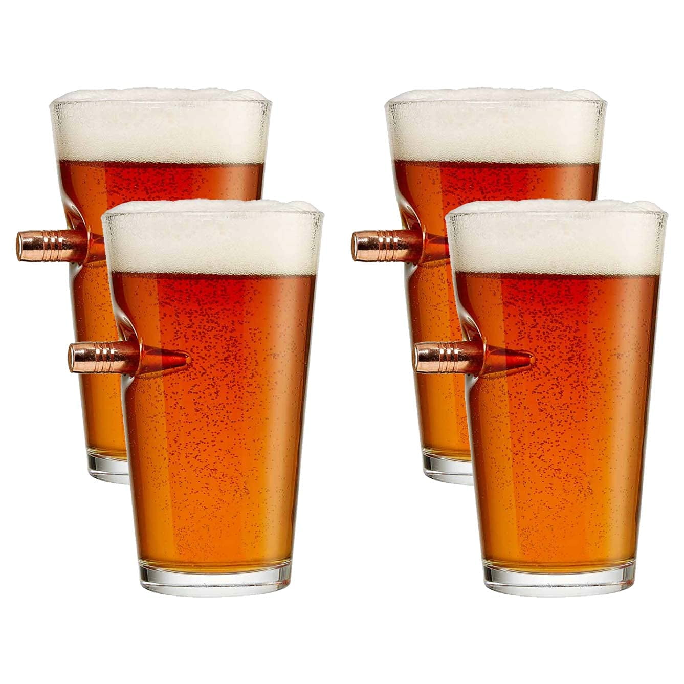 The Original BenShot Bullet Beer Glass (4 Glasses) - Walmart.com