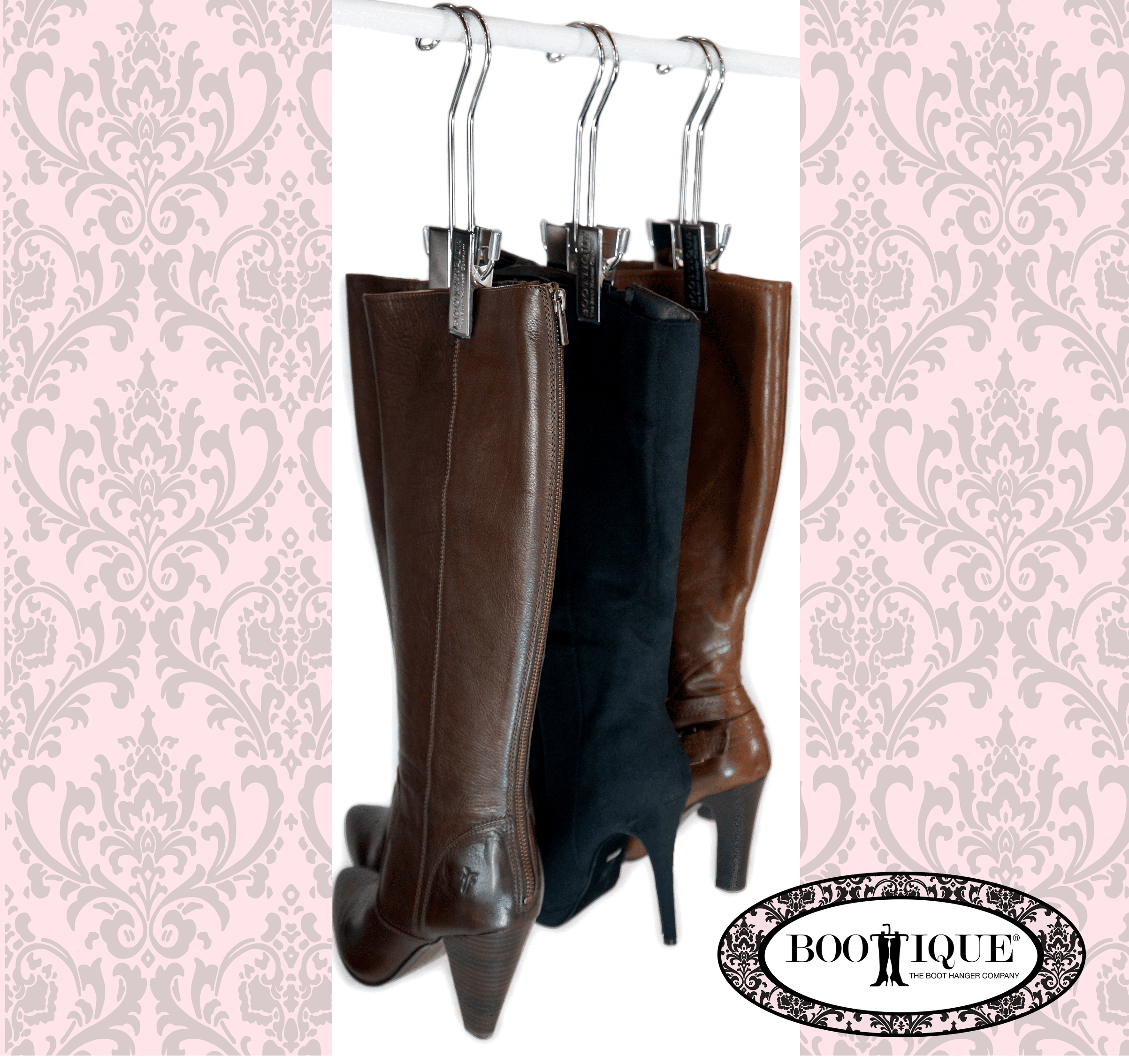 The Original Boot Hanger - Shoe Storage Space Saver (set of 3); Boot ...