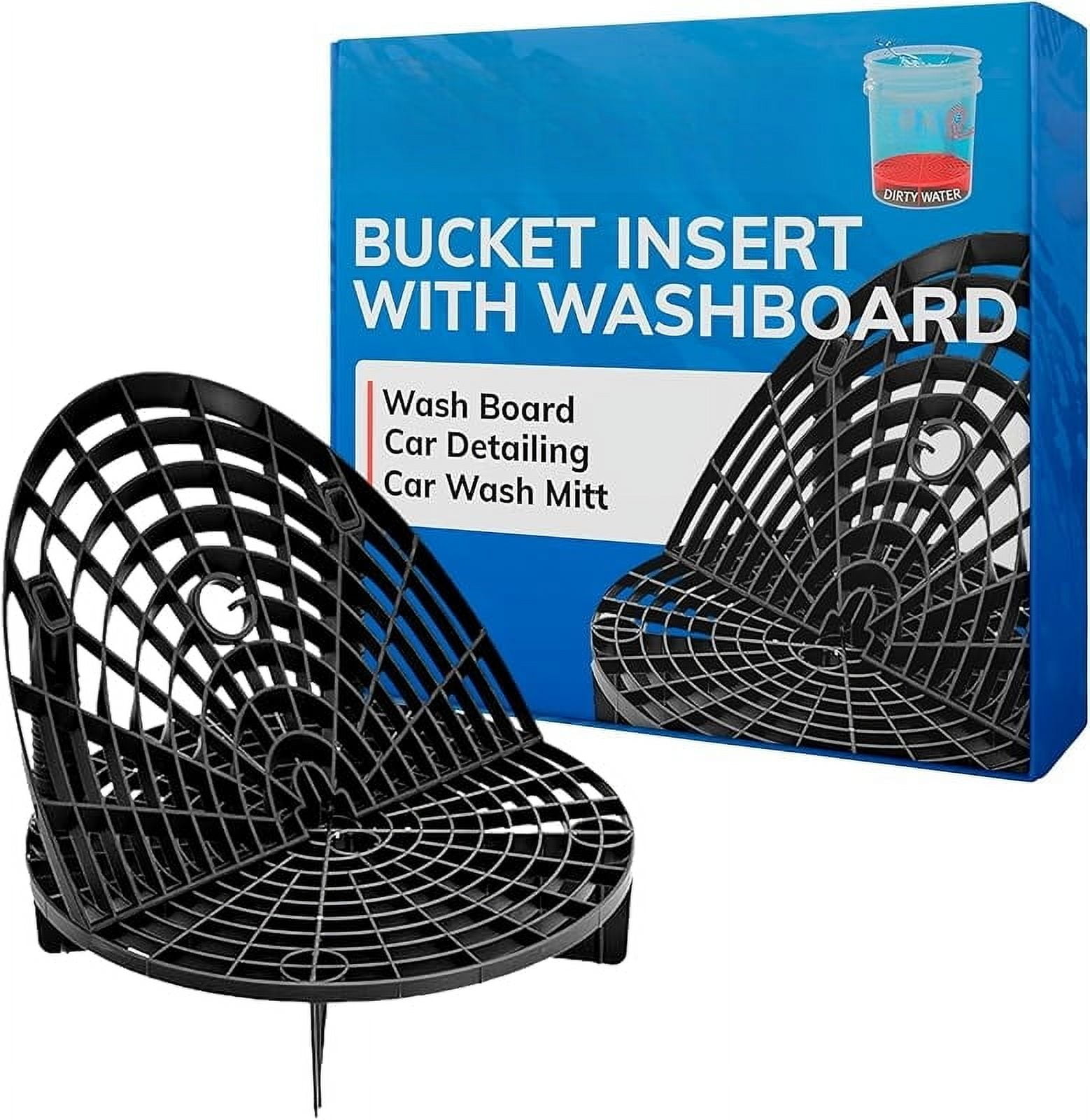 The Original Bucket Insert with Washboard Combo | Removes Dirt from ...