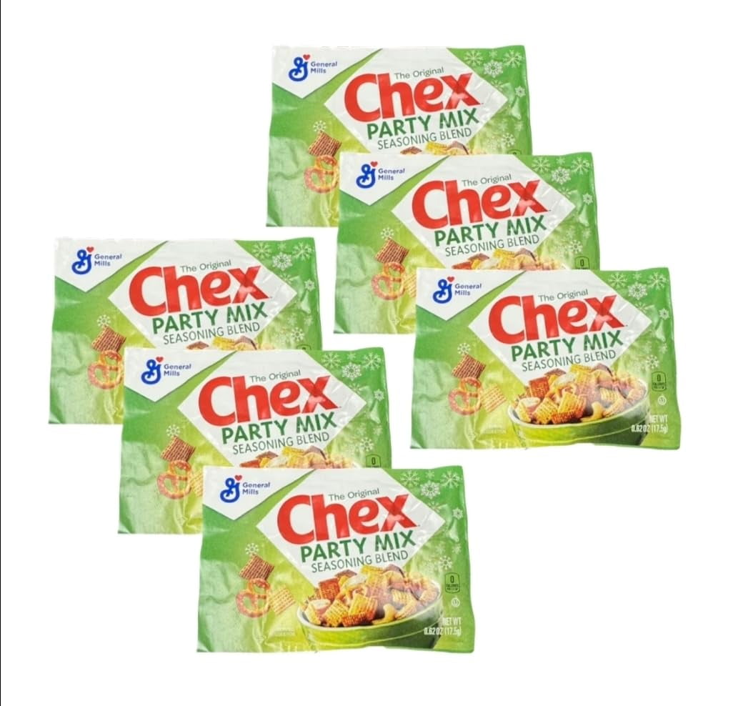 The Original Chex Party Mix Seasoning, 6 Packets, .62 oz - Walmart.com