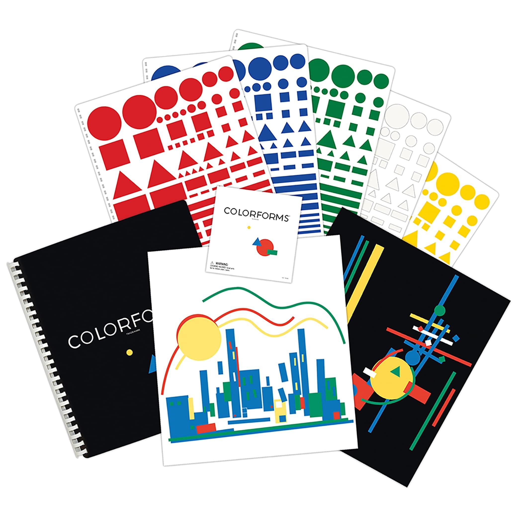 The Original Classic Colorforms -- Fun Retro Re-stickable Vinyl Design ...