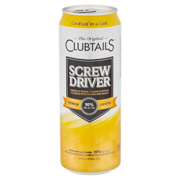 The Original Clubtails Cocktail in a Can: Screwdriver, 24 oz - Walmart.com