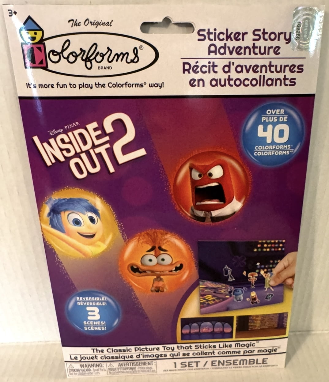The Original Colorforms Disney Pixar Inside Out 2 Sticker Story ...