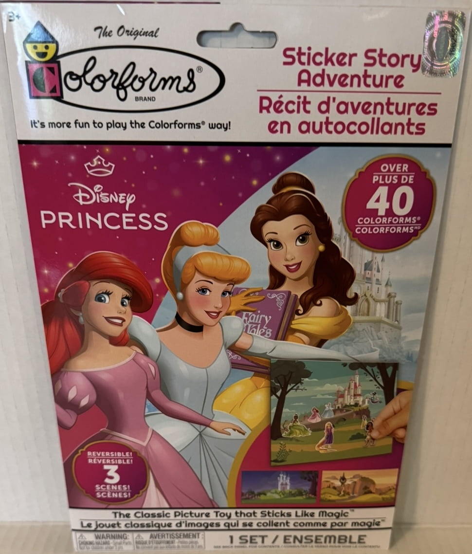 The Original Colorforms Disney Princess Sticker Story Adventure ...