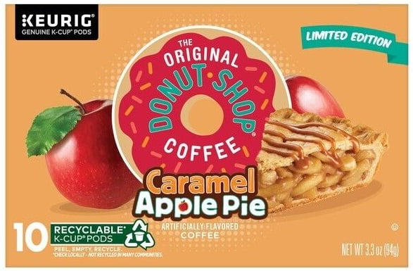 The Original Donut Shop Caramel Apple Pie, Keurig K-Cup Pod, Light ...