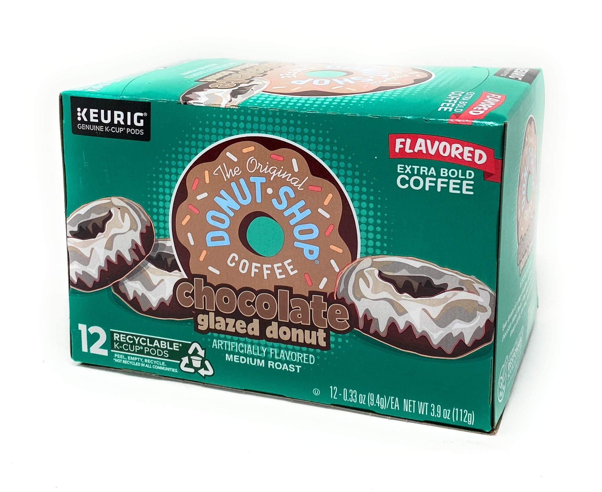 The Original Donut Shop Coffee Chocolate Glazed Donut K-Cups 12 count ...