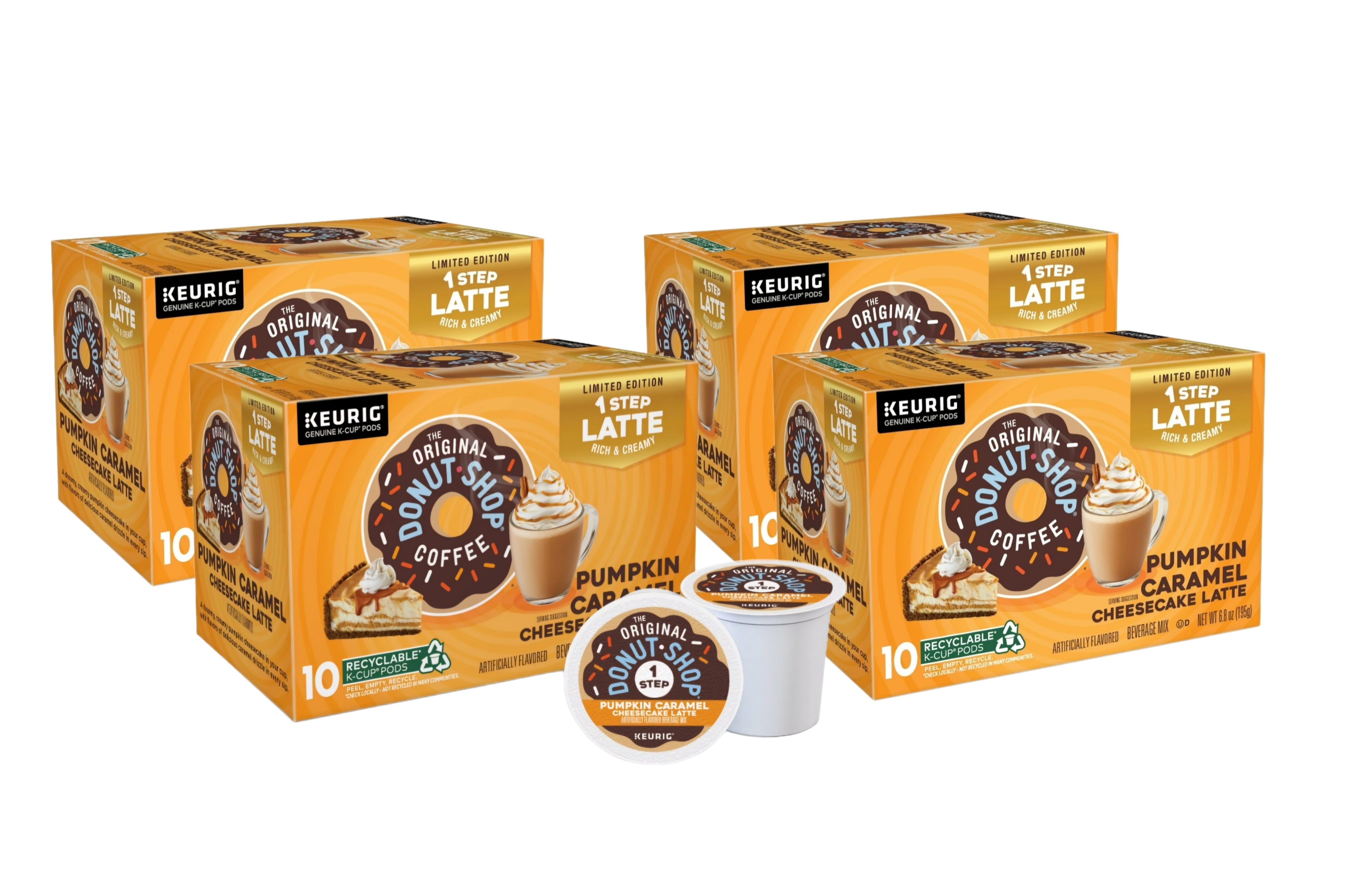 The Original Donut Shop Coffee Pumpkin Caramel Cheesecake Latte ...