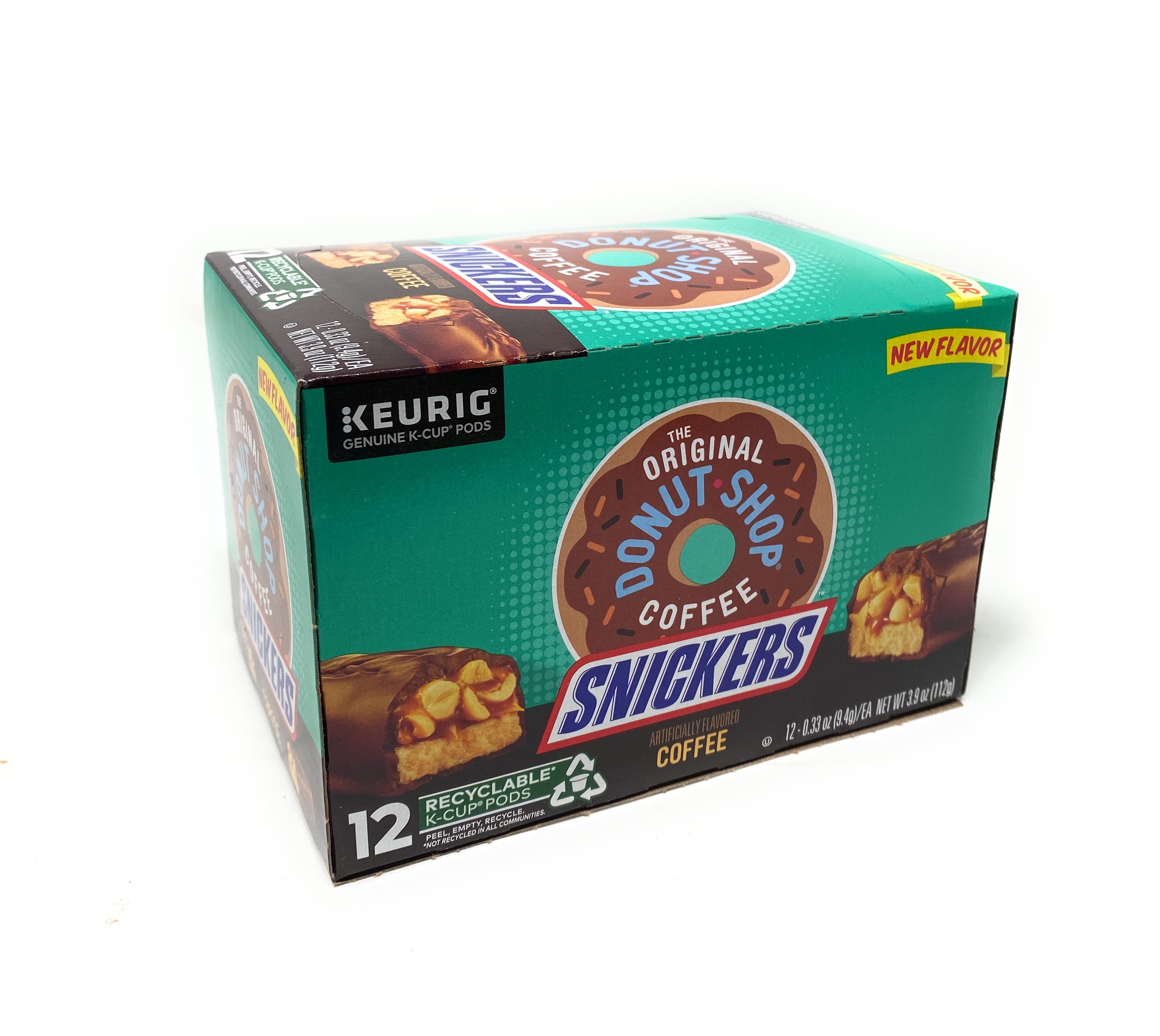 The Original Donut Shop Coffee Snickers Keurig K-Cup Pods - 12 count ...