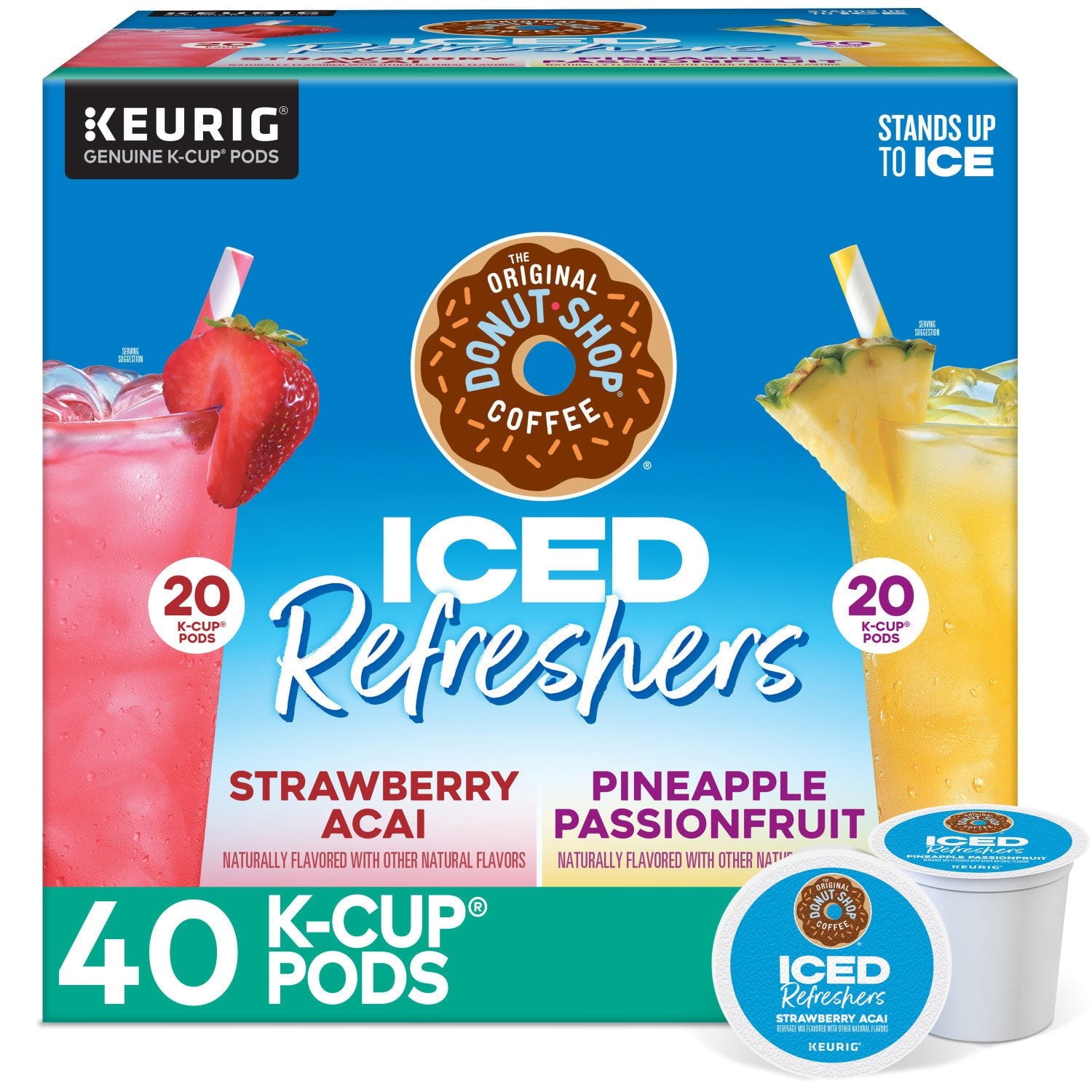 The Original Donut Shop Iced Refreshers, Variety Pack, 40 ct. - Walmart.com